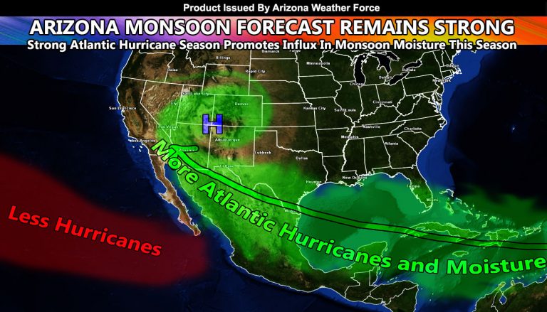 Arizona Monsoon Forecast Released: Above Average Monsoon Expected In ...