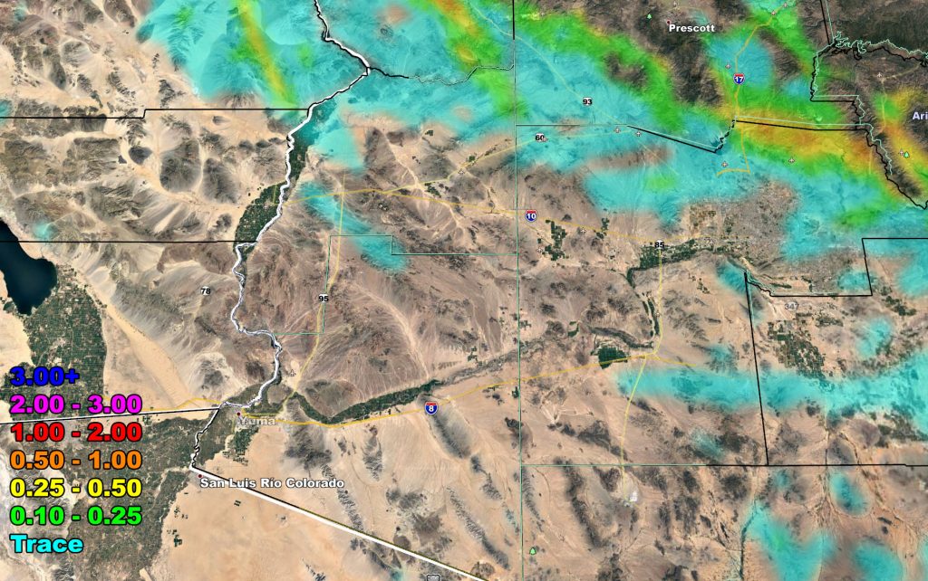 Weather System To Affect Arizona Tuesday into Wednesday; Rain and Snow ...