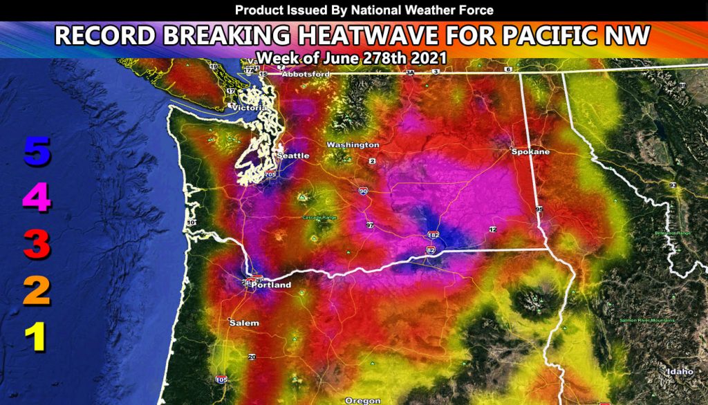 WARNING: Record Breaking Heatwave To Impact Pacific Northwest Week of ...
