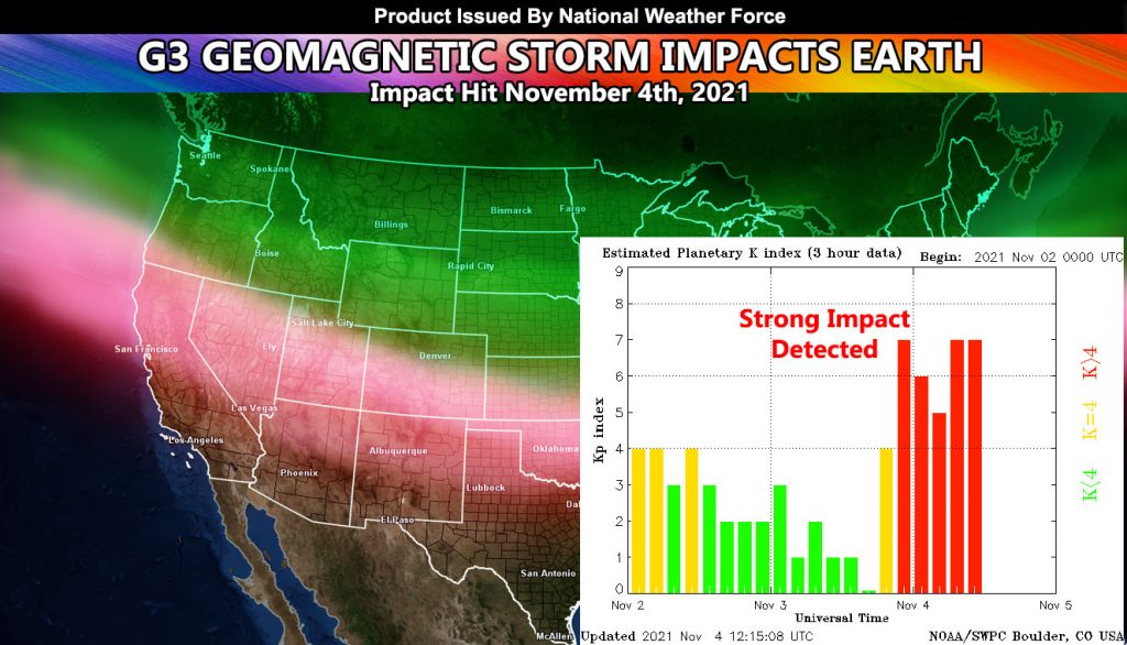G3 Geomagnetic Storms Impacted Earth; 24 Hours Of Effects Expected ...