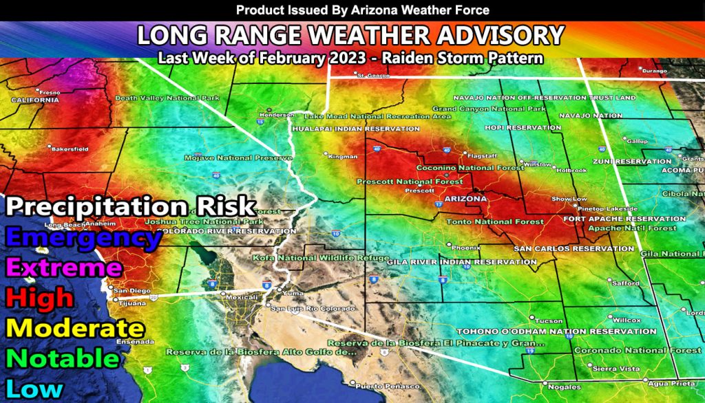 Long Range Weather Advisory Issued for Arizona During the Last Week of ...